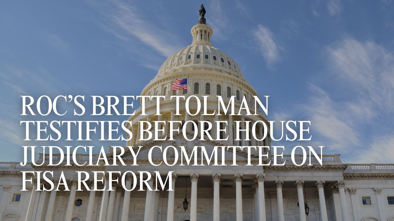 Right On Crime’s Brett Tolman Testifies Before House Judiciary ...